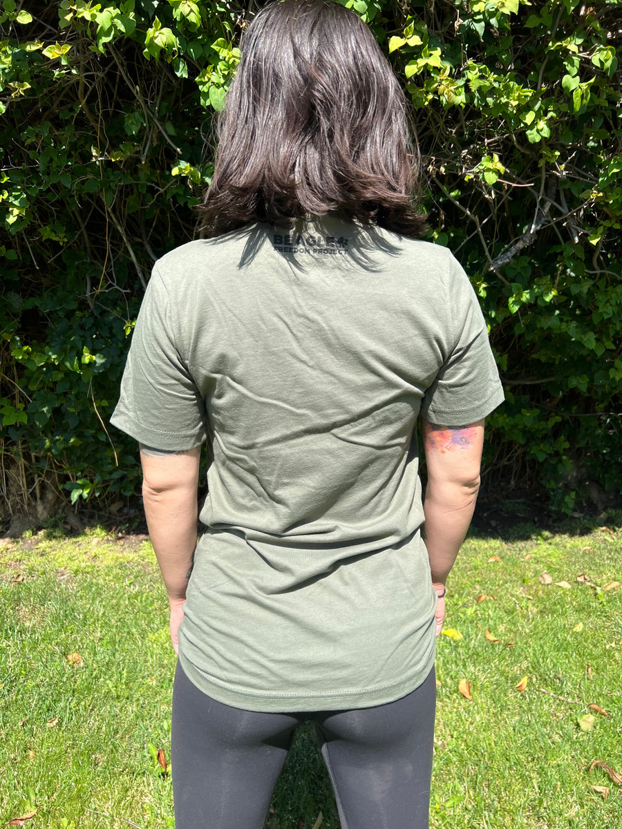 I'm Not A Test Subject V-Neek Tee – Beagle Freedom Project™